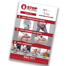 STOP THE BLEED® Instructional Poster | STOP THE BLEED® - American ...